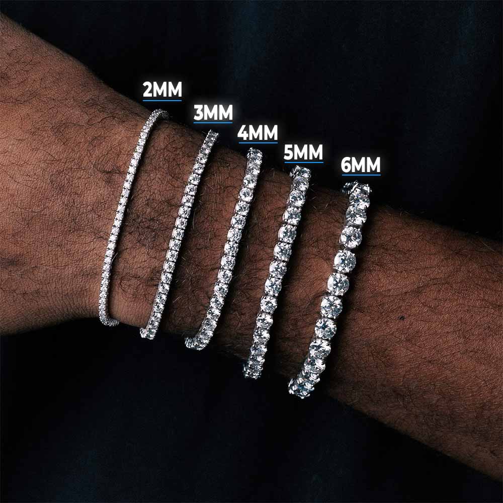 Tennis Bracelet Size Comparison